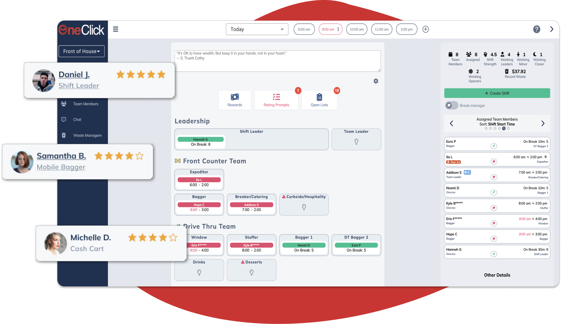 OneClickApp - One App To Manage Your Entire Team